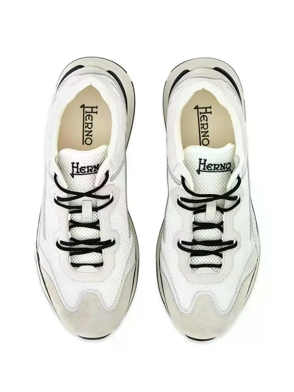 Herno Maggiore Panelled Sneakers - Grey