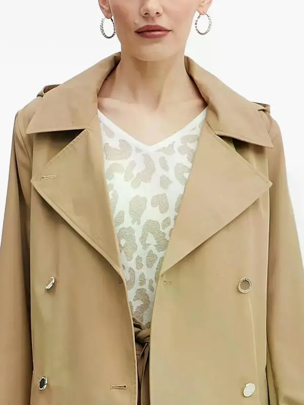 MORGAN Hooded Belted Coat