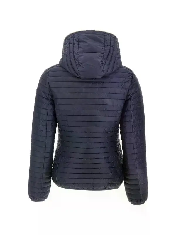 SAVE THE DUCK Quilted Hooded Jacket - Blue