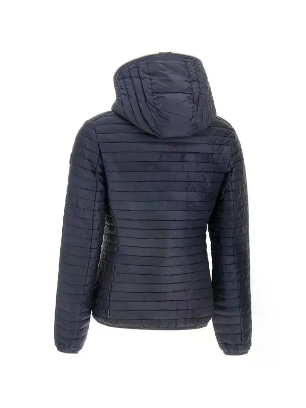 SAVE THE DUCK Quilted Hooded Jacket - Blue