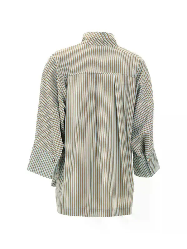 ELENA MIRÒ Striped Pattern Blouse