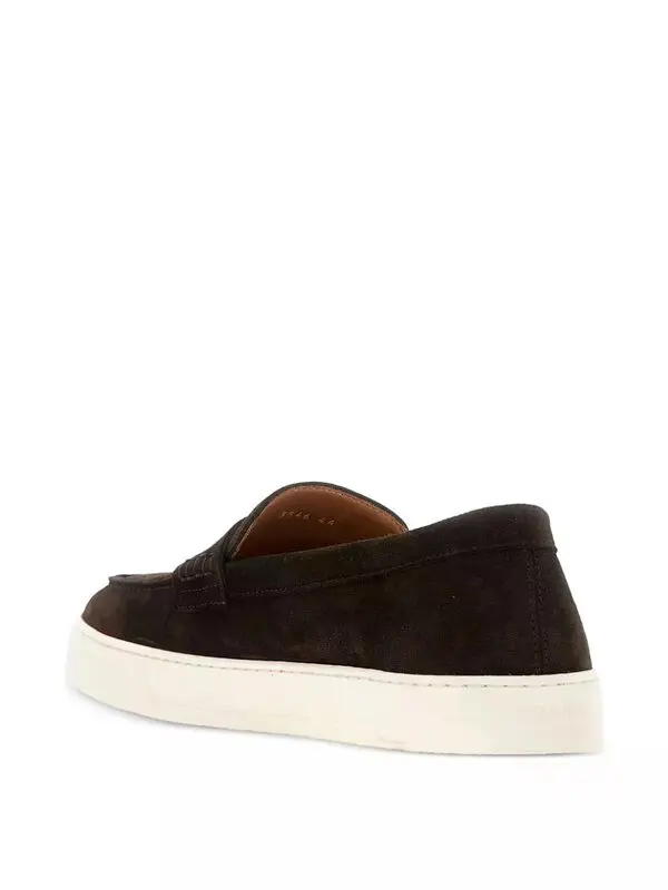 DOUCAL'S Penny Apron Leather Loafers