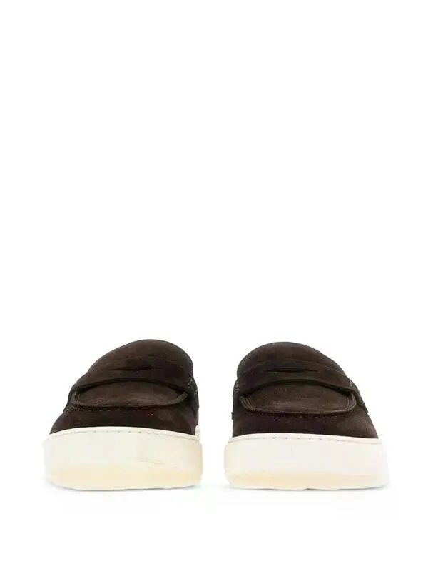 DOUCAL'S Penny Apron Leather Loafers