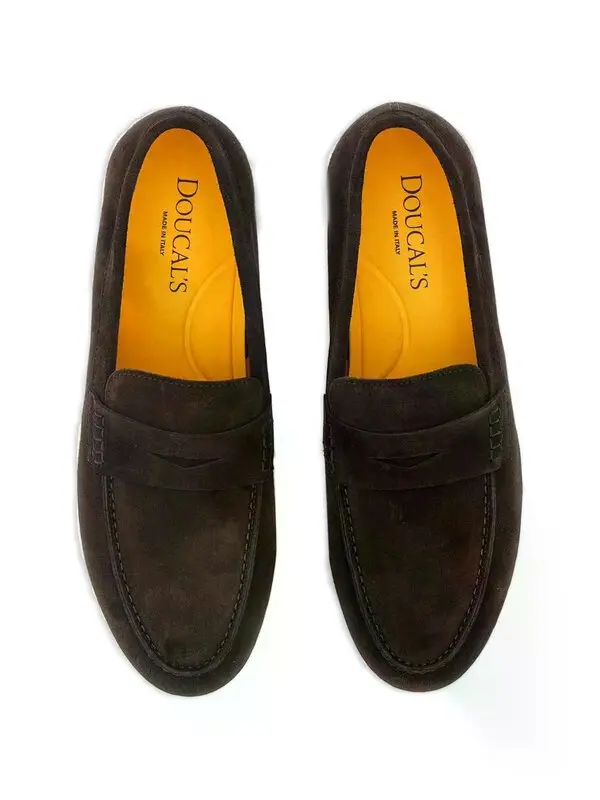 DOUCAL'S Penny Apron Leather Loafers