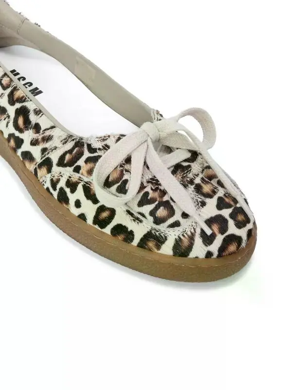 MSGM Animal-print Ballet Sneakers