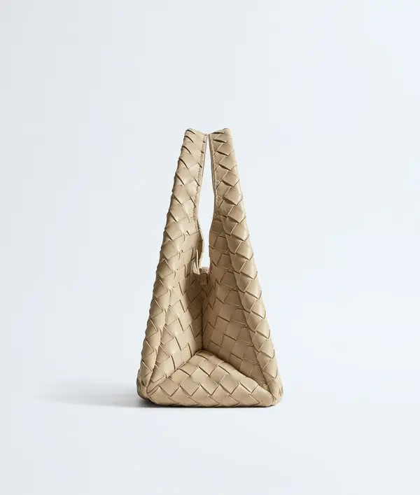 Bottega Veneta Small Campana Shoulder Bag - Ecru