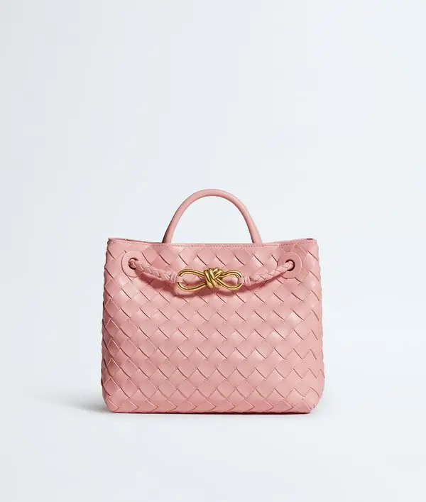 BOTTEGA  VENETA Small Andiamo Top Handle Bag - Blush