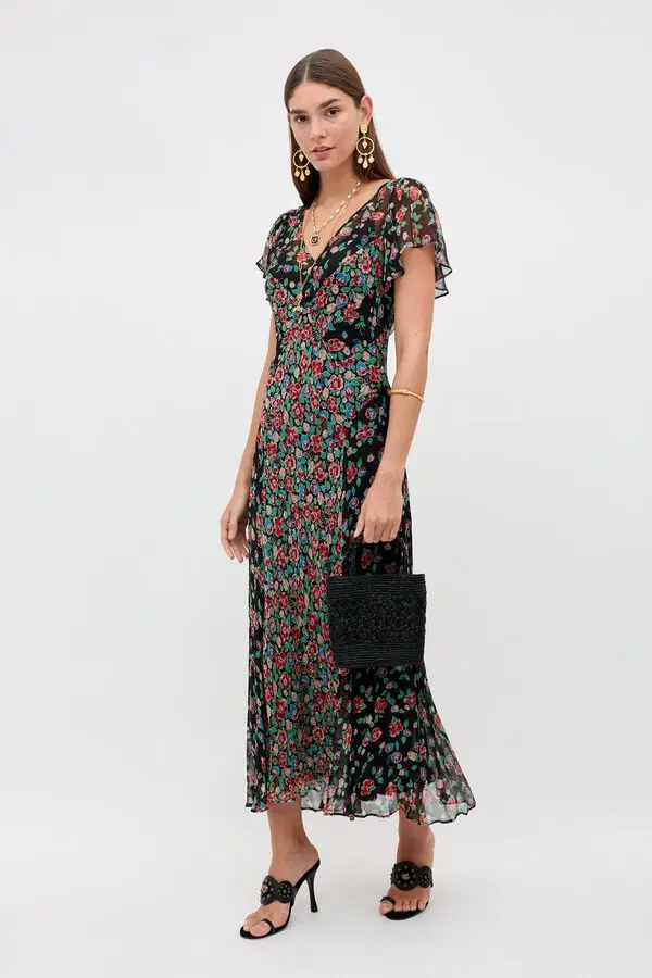 Rixo Jeannie Bexley Floral Dress