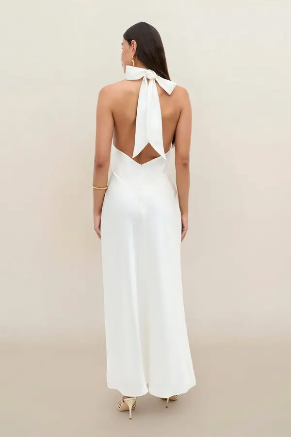 Rixo Dune Satin Gown