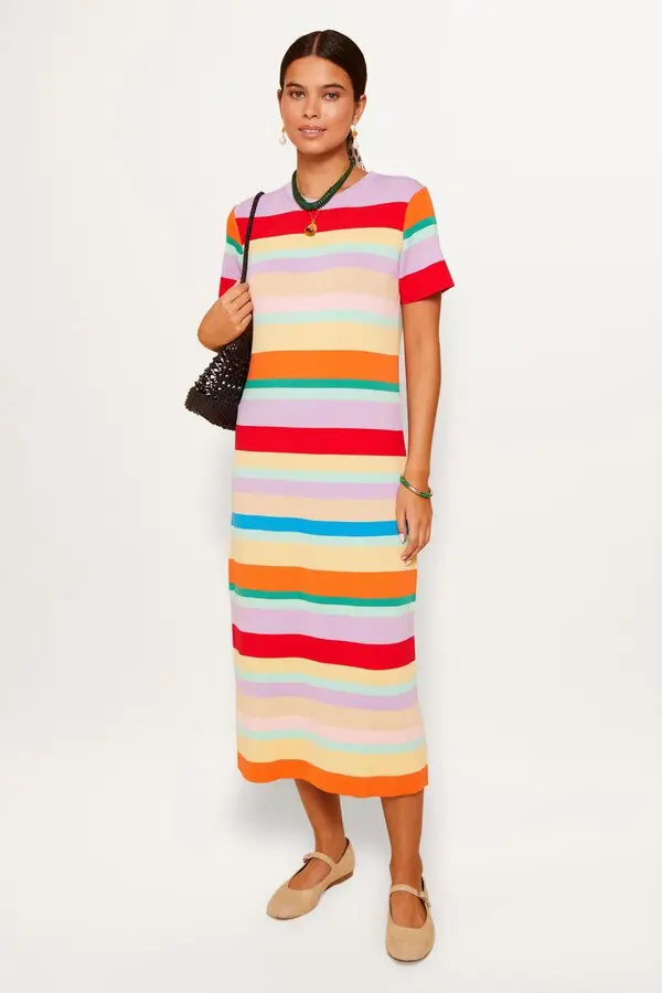 Rixo Duster Capri Stripe Yarn Dyed Regular