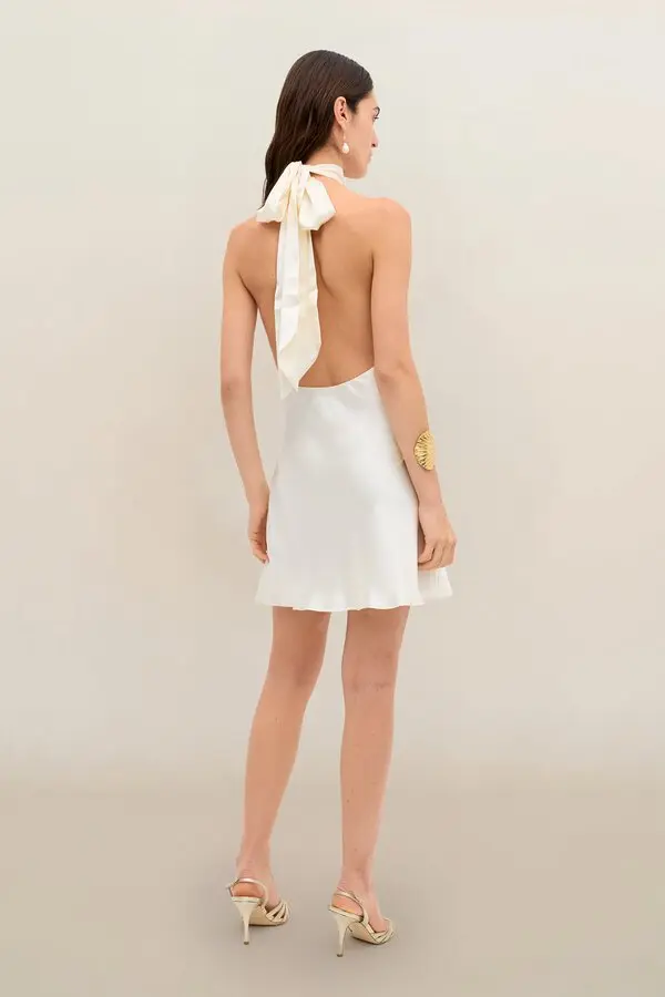 Rixo Capucine Silk-satin Dress