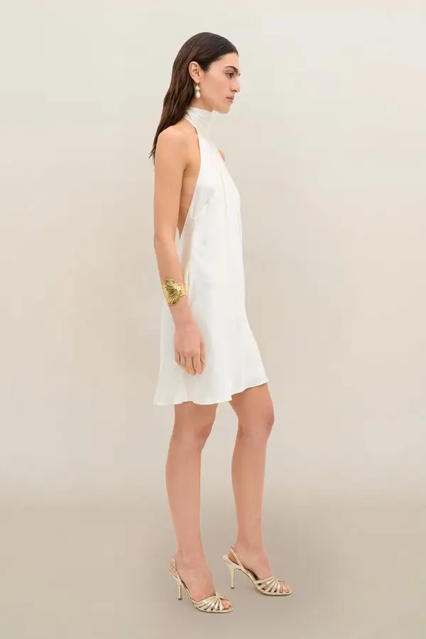 Rixo Capucine Silk-satin Dress