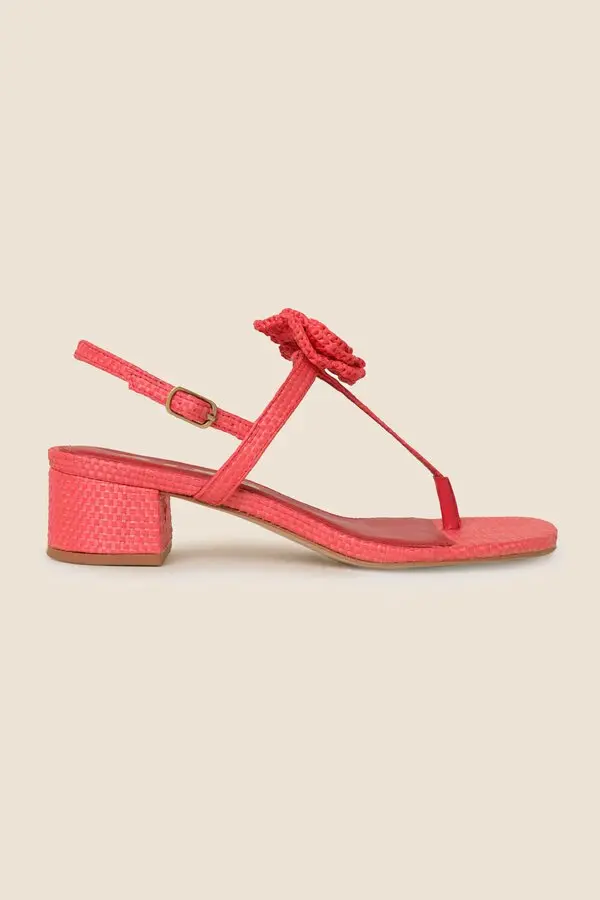 Rixo Kasey Raffia Sandal Regular