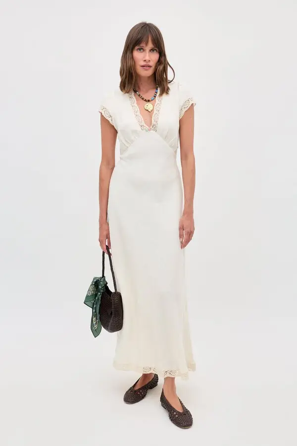 Rixo Clarice Regular Midi Dress
