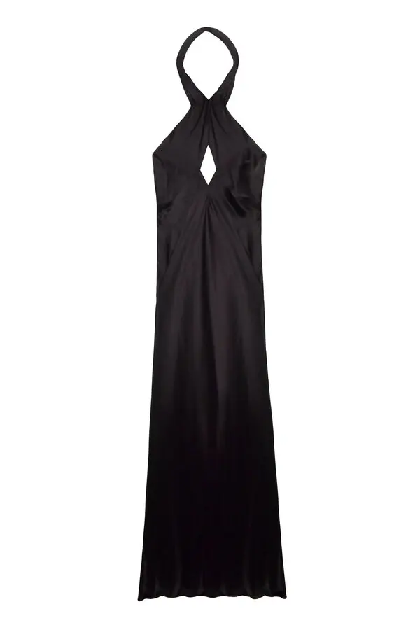 Rixo Dune Silk Midi Dress Regular