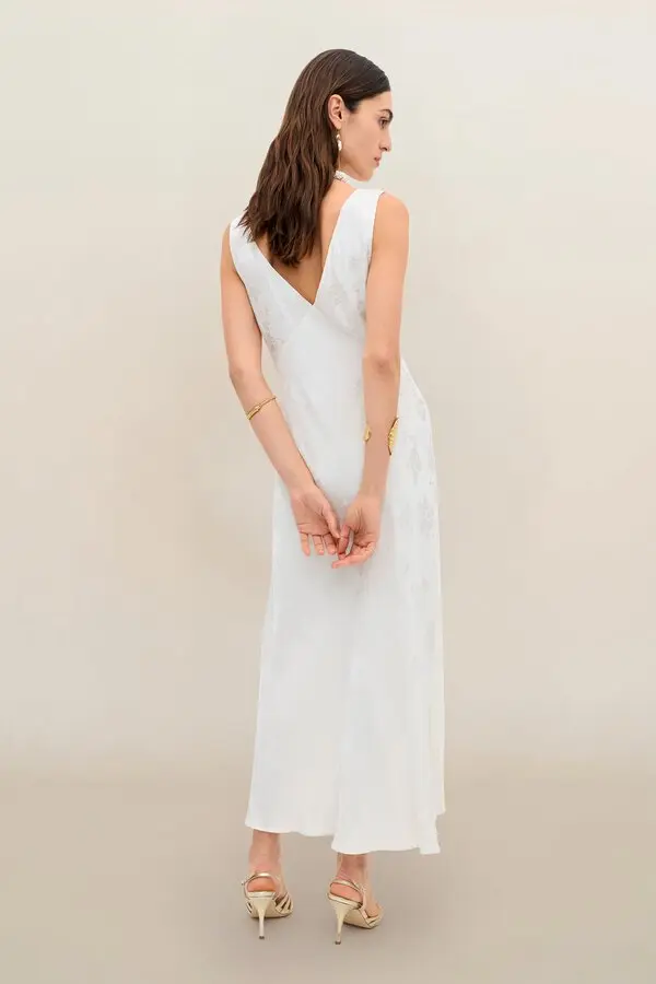 Rixo Sandrine Poppy Dress - Ivory