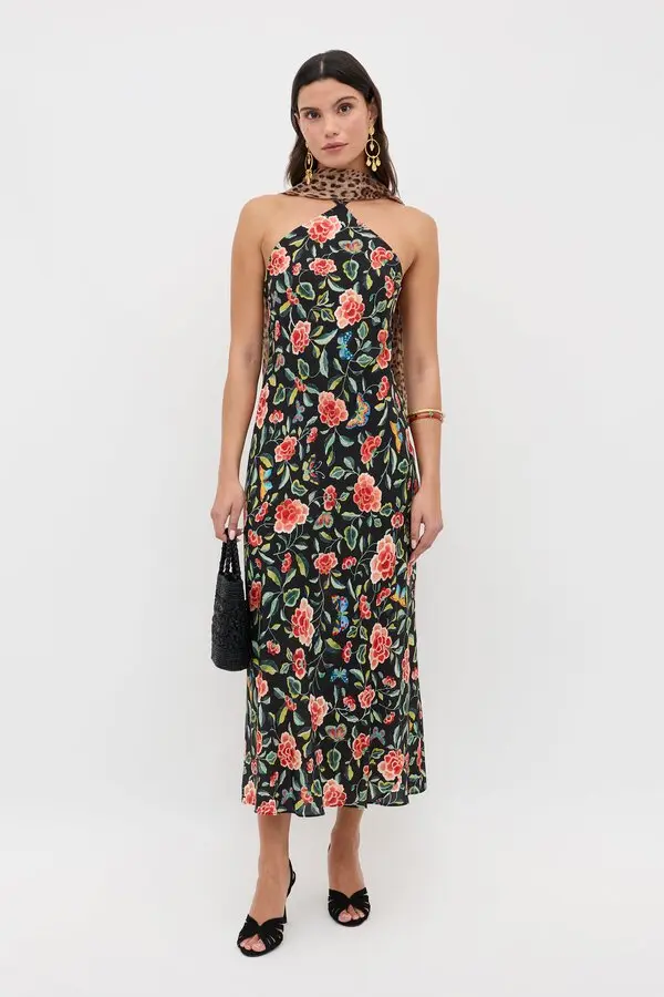 Rixo Hayley Mila Butterfly Dress