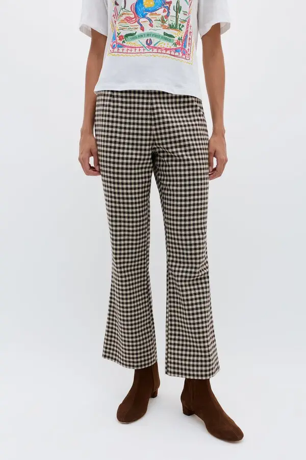 Rixo Olwen Italian Check Trousers