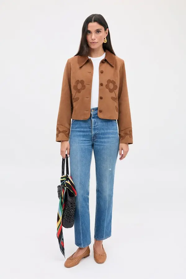 Rixo Dionne Retro Daisy Jacket