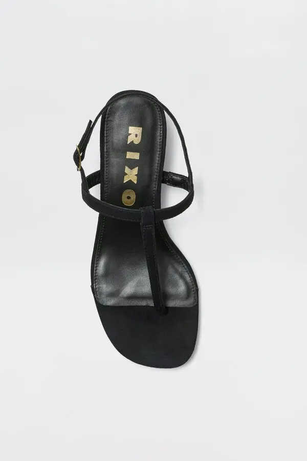 Rixo Mads Suede Sandals Regular