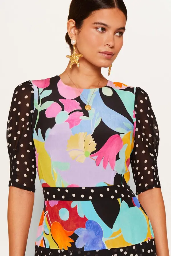 Rixo Cozi Tulip Spot Mix Regular