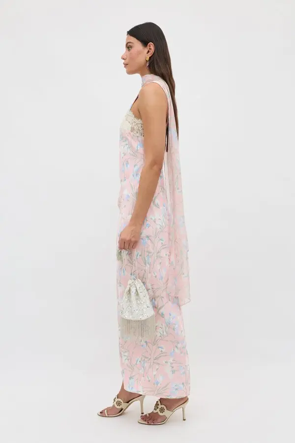 Rixo Rosamarie Watercolour Floral Dress