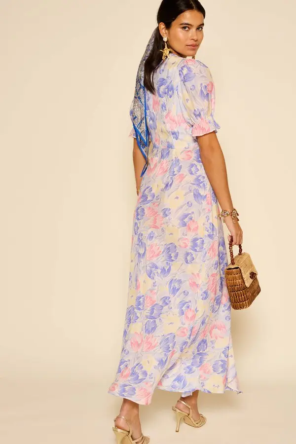 Rixo Ariel Tulip Fields Dress
