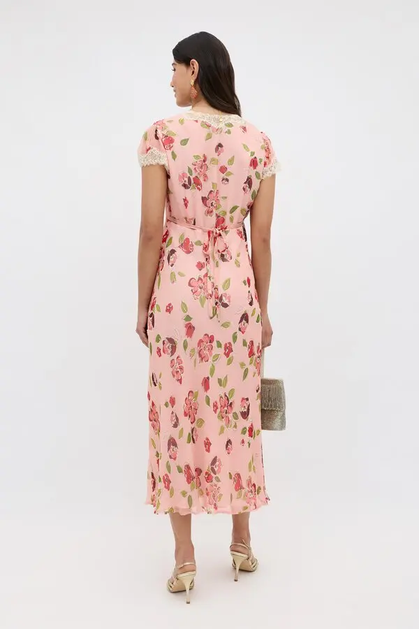 Rixo Clarice Kimmie Floral Dress
