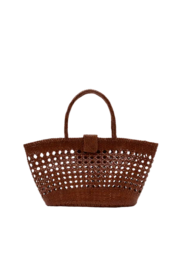 Rixo Lucine Leather Bag - Brown