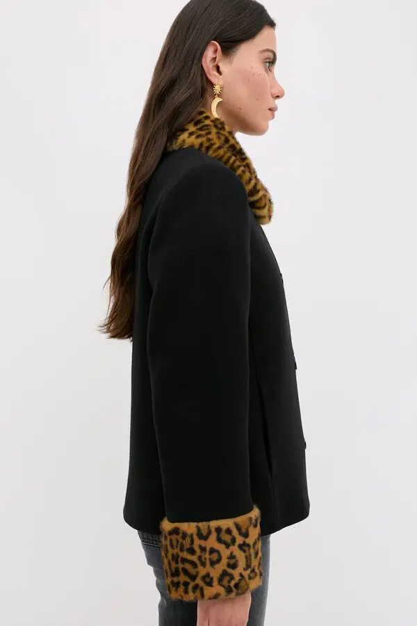 Rixo Leopard Print Jacket