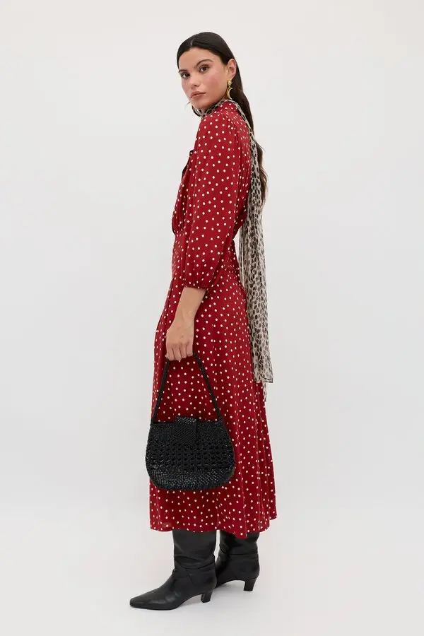 Rixo Izzy Layla Dot Regular - Red