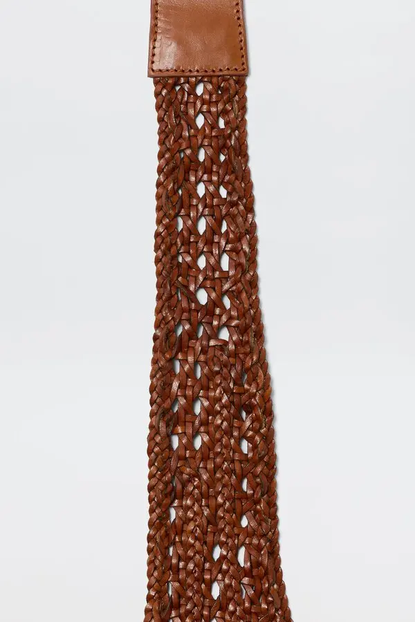 Rixo Roxella Leather Waist Belt