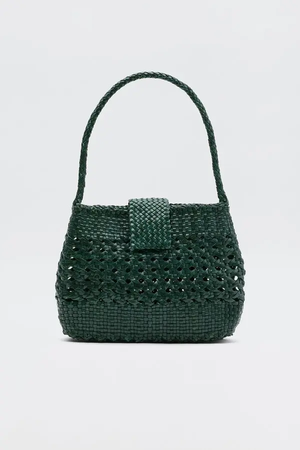Rixo Amoria Woven Bag - Green
