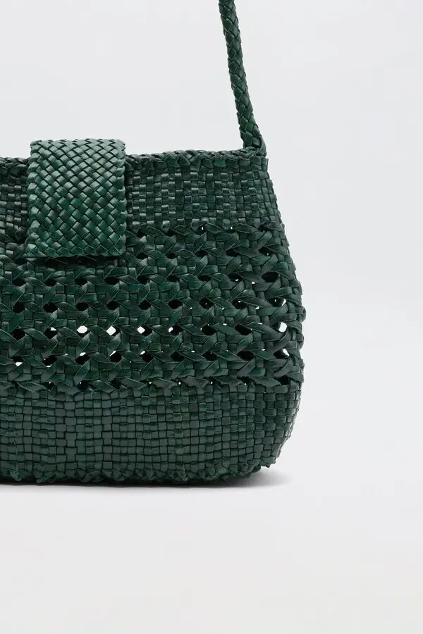 Rixo Amoria Woven Bag - Green