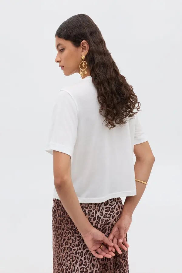 Rixo Ria Gemini T-shirt - White