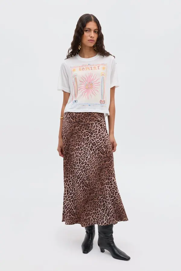 Rixo Ria Gemini T-shirt - White