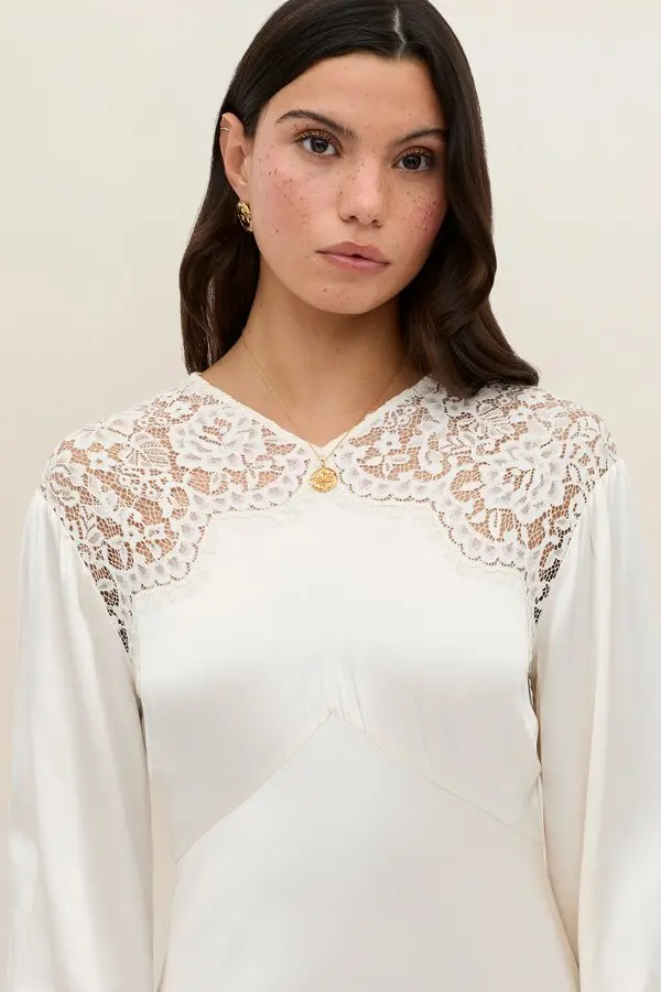 Rixo Axelle Pearl Dress