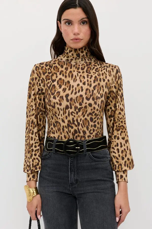 Rixo Suki Mila Leopard Regular - Brown