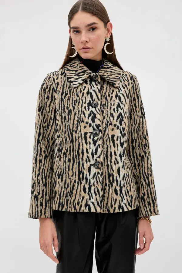 Rixo Tommie Bohemia Leopard Jacket