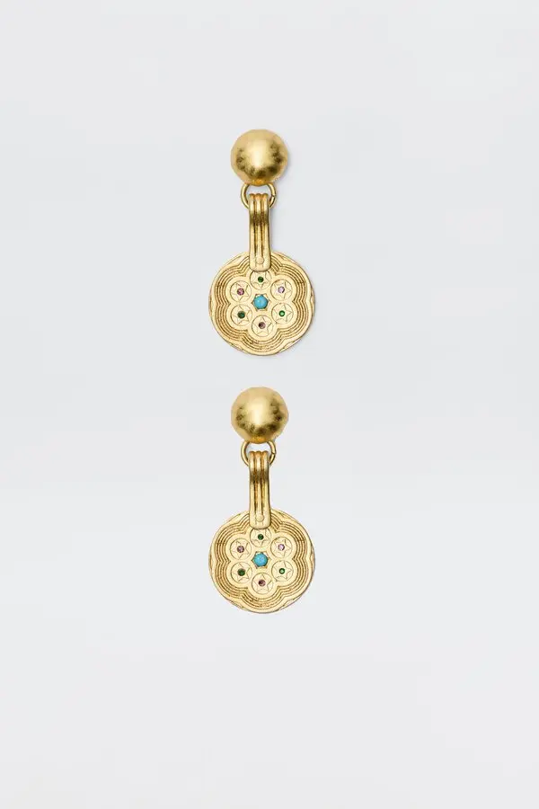 Rixo Anouk -plated Earrings Regular - Gold