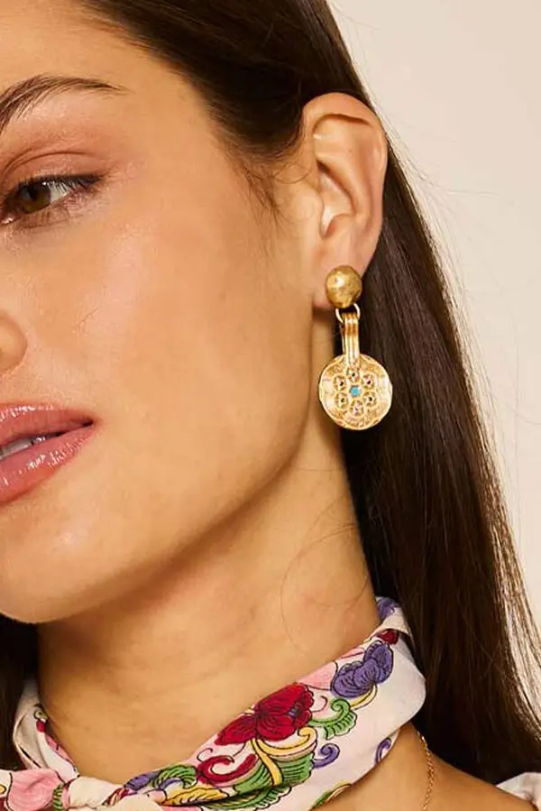 Rixo Anouk -plated Earrings Regular