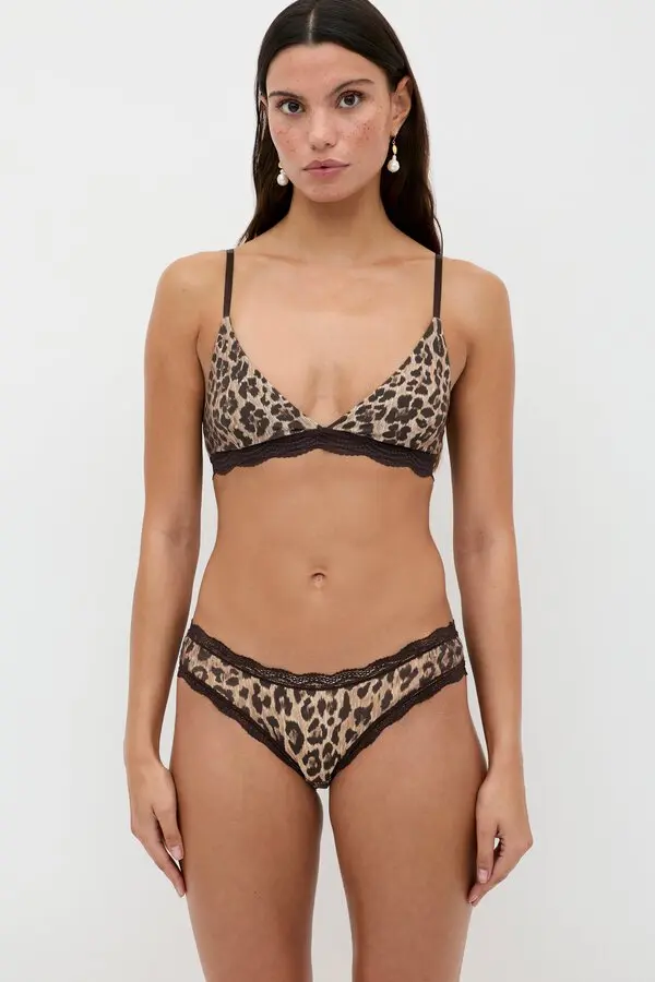 Rixo Leopard Print Knickers