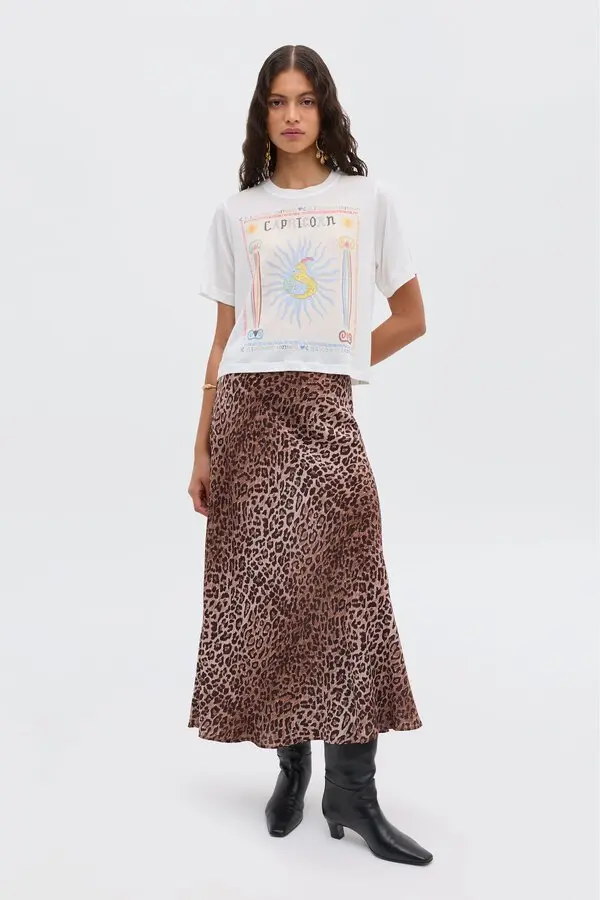 Rixo Ria Capricorn T-shirt - White