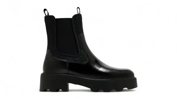Tory Burch T Monogram Chelsea Boots - Black