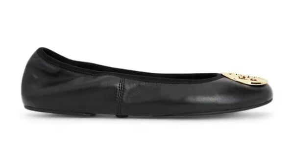 Tory Burch Reva Travel Ballet Flat Sneakers - Black