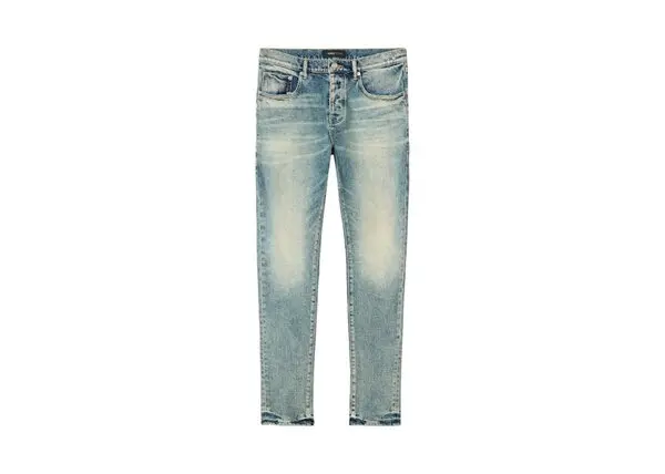 PURPLE BRAND Electric Tint Straight Leg Jeans - Mid Indigo