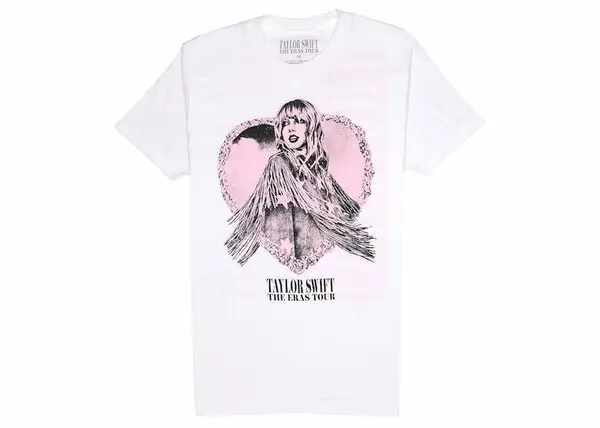 TAYLOR SWIFT The Eras Tour Lover Album T-shirt - White