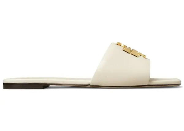 Tory Burch Eleanor Slide - Light Cream/gold