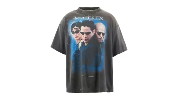 SAINT MXXXXXX White Logo Matrix T-shirt