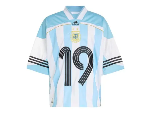 Adidas Bringbacks Remixed Argentina Jersey - Clear Blue